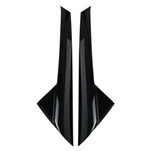 ustar black left right pair windshield pillar trim molding cover fit for ford explorer 2011-2019 bb5z7803136aa bb5z-7803136-ab