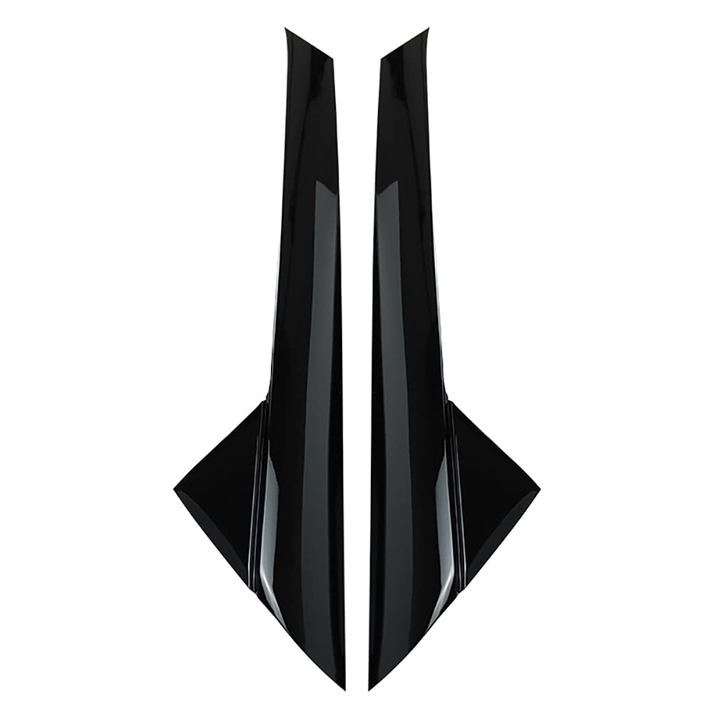 USTAR Black Left Right Pair Windshield Pillar Trim Molding Cover Fit for Ford Explorer 2011-2019 BB5Z7803136AA BB5Z-7803136-AB