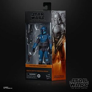 STAR WARS The Black Series Death Watch Mandalorian Toy 6-Inch-Scale The Mandalorian Collectible Action Figure, Kids Ages 4 and Up