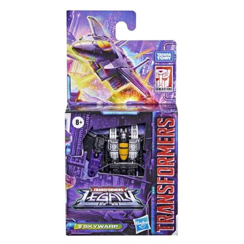 Transformers Toys Generations Legacy Core Skywarp Action Figure - Kids Ages 8 and Up, 3.5-inch