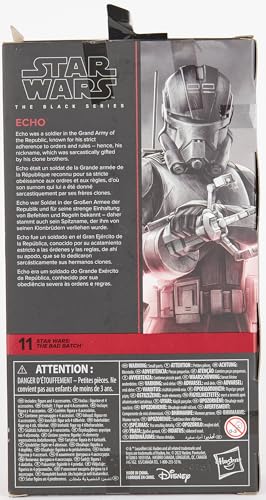 STAR WARS The Black Series Echo Toy 6-Inch-Scale The Bad Batch Collectible Action Figure and Accessory, Toys Kids Ages 4 and Up