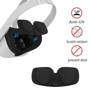 for Oculus Quest 2 Accessories Combo Set, Quest 2 VR Silicone Skin Cover and Face Cover, Quest 2 Touch Controller Grip Cover, Protective Lens Cover (White)