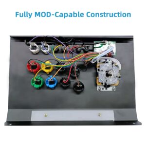 DOYO Arcade Fight Sticks with Octagonal Gate - Ultra-Moddable - Fighting Game Controller - Customize Buttons and Joystick, Suitable for PC/Raspberry Pi / PS3 / Switch/NEO GEO Mini/Android (Black)