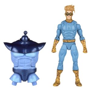 marvel hasbro legends series speedball classic comics action figure 6-inch collectible toy, 1 build-a-figure part