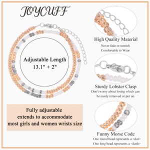 JoycuFF Memorial Bracelets for Women Memory Bracelet Sympathy Gifts for Her