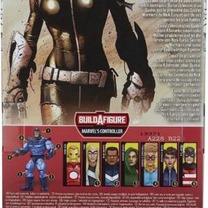 Marvel Legends Series Quake Secret Warriors Comics Action Figure 6-inch Collectible Toy, 5 Accessories, 2 Build-A-Figure Parts