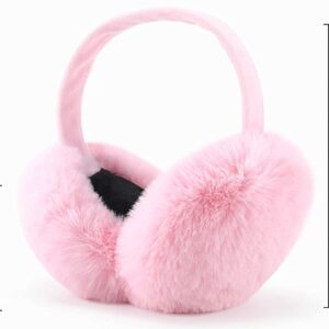 Ear Muffs Warm Furry Earmuffs Ear Warmers for Women Girls, Winter Faux Fur Ear Covers for Outdoor Use