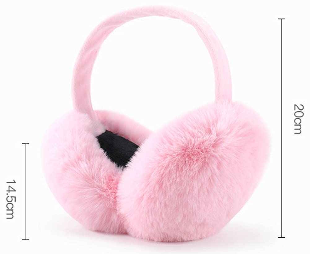 Ear Muffs Warm Furry Earmuffs Ear Warmers for Women Girls, Winter Faux Fur Ear Covers for Outdoor Use