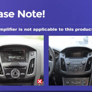 for Ford Focus Radio Upgrade 2012-2018 9.7inch Stereo Replacement Wireless carplay Tesla Style Stereo IPS Touch Screen WiFi GPS Navigation Free Camera