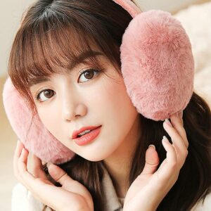 Ear Muffs Warm Furry Earmuffs Ear Warmers for Women Girls, Winter Faux Fur Ear Covers for Outdoor Use