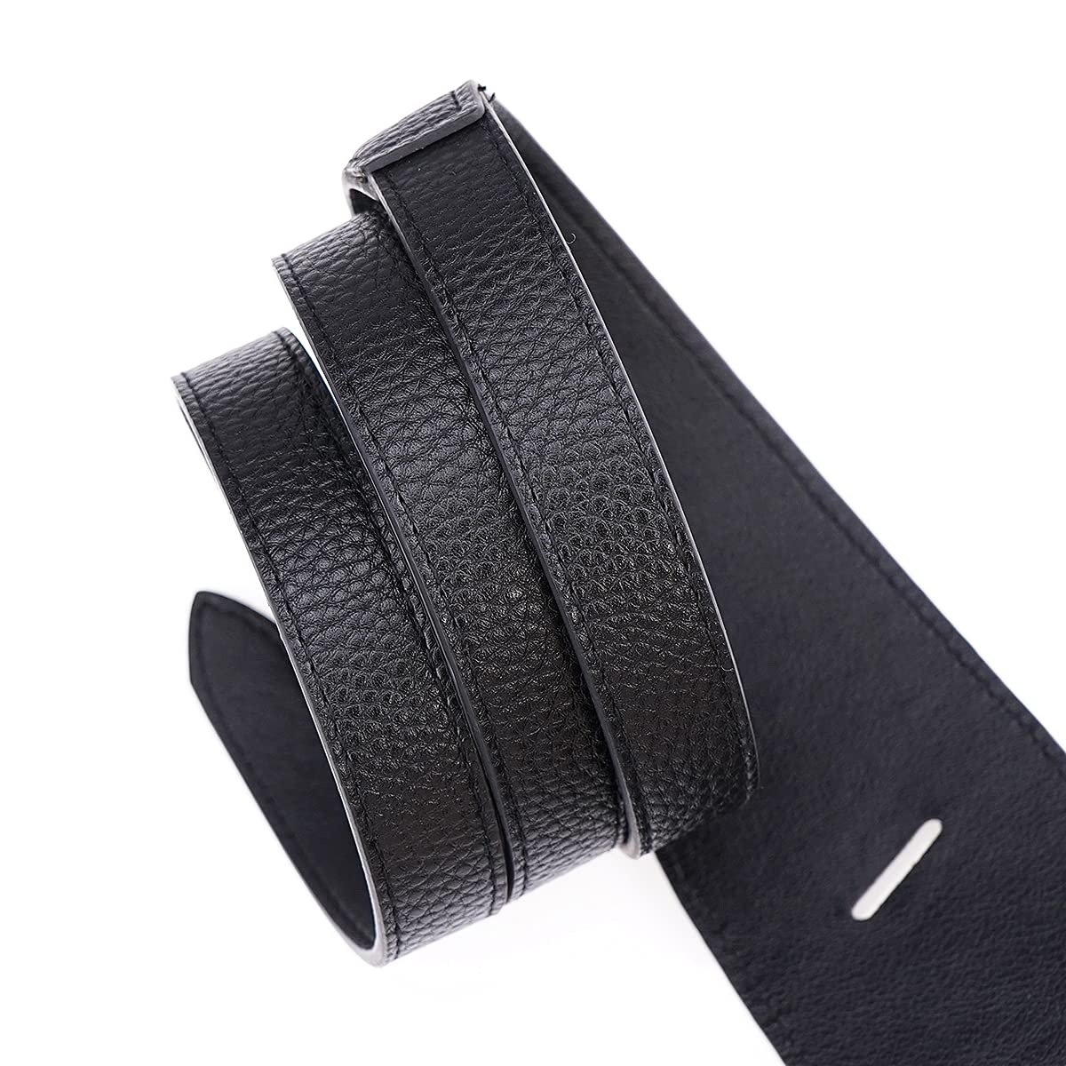 Glamorstar Women Leather Belts Vintage Irregular Waist Belt for Dresses Tie Knot Waistband Belt Black 120CM/47.2IN