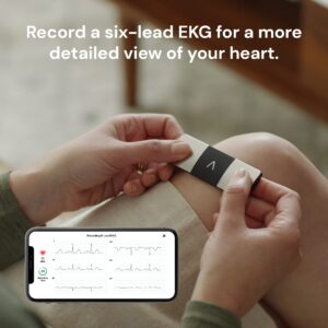 KardiaMobile Six-Lead Personal EKG Device - Record EKGs at Home and Detect Irregular Heartbeats - Includes Access to 6 Months of KardiaCare Heart Health Membership - by AliveCor