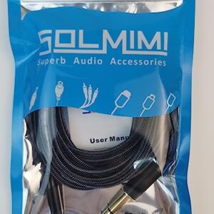 SOLMIMI Headphone Adapter 1/4 to 3.5 mm(11.5ft, 3.5 M), 1/4 to 1/8 Headphone Adapter for Keyboard Piano, Quarter Inch to Headphone Jack Adapter Compatible with Mixer Guitar Piano Amplifier Speaker