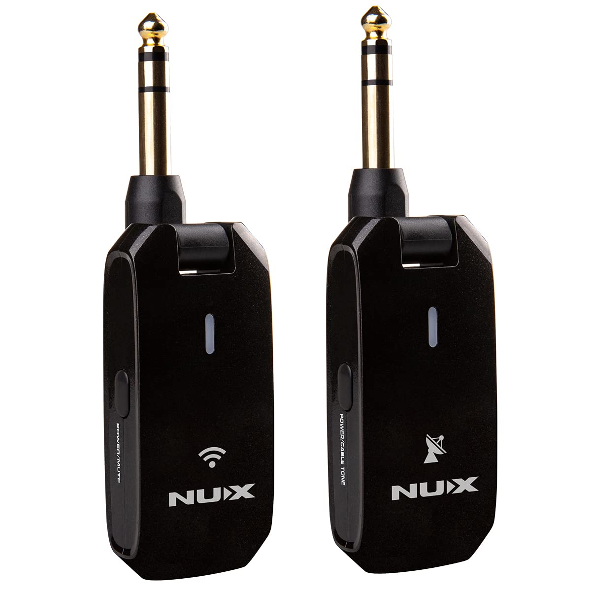 NUX C-5RC 5.8GHz Wireless Guitar System for Active or Passive Pickup Guitar, Charging Case included, UHF Guitar Wireless Transmitter Receiver Low Interference, Auto Match