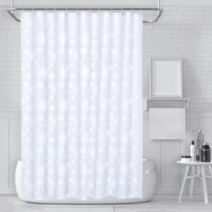 ray star plastic peva shower curtain liner with hooks, sun pattern stall vinyl shower liner waterproof bathroom decor 70x72 inch (signature delivery)