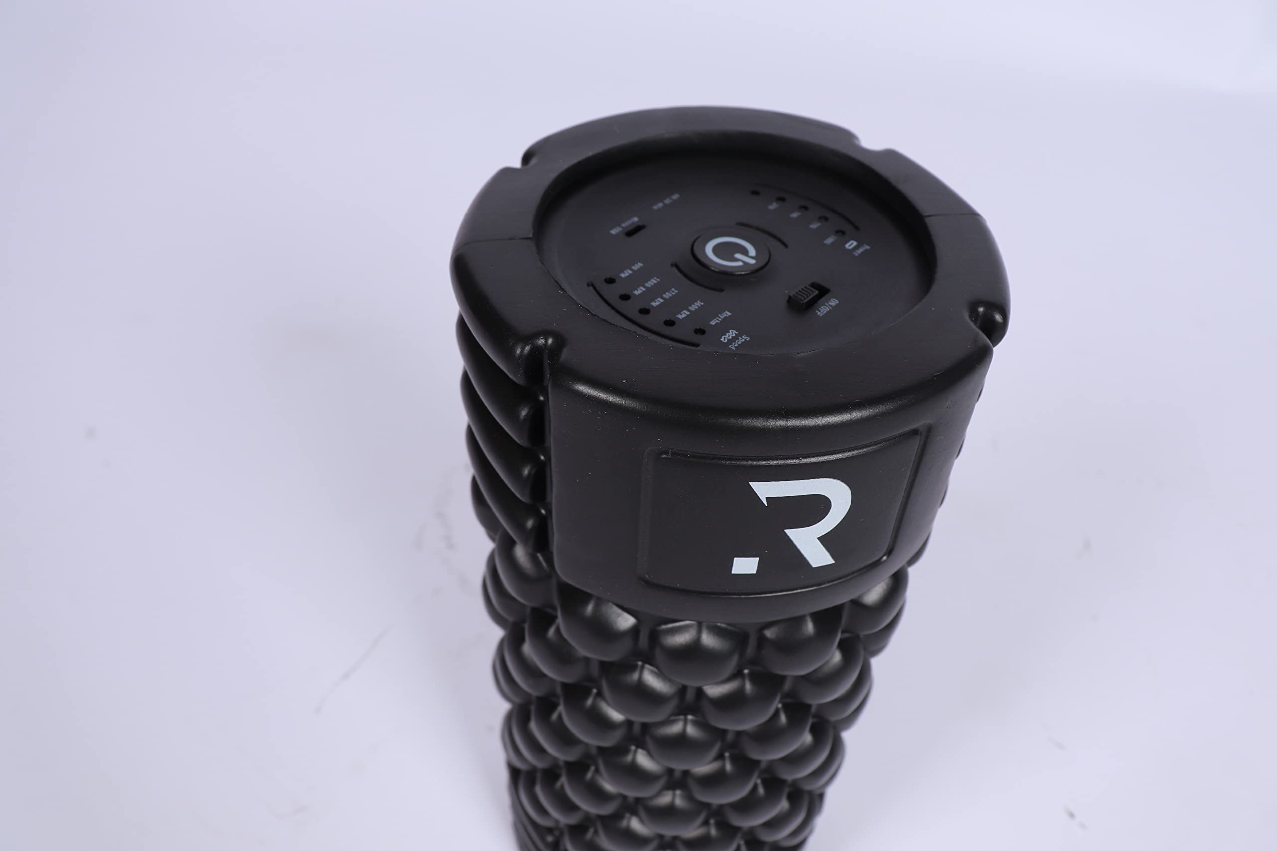 Ricks-ter Vibrating Foam Roller Intense 5-Speed Massage & Exercise Body Roller - Deep Tissue Trigger Point Performance, Back Muscle Recovery - Rechargeable