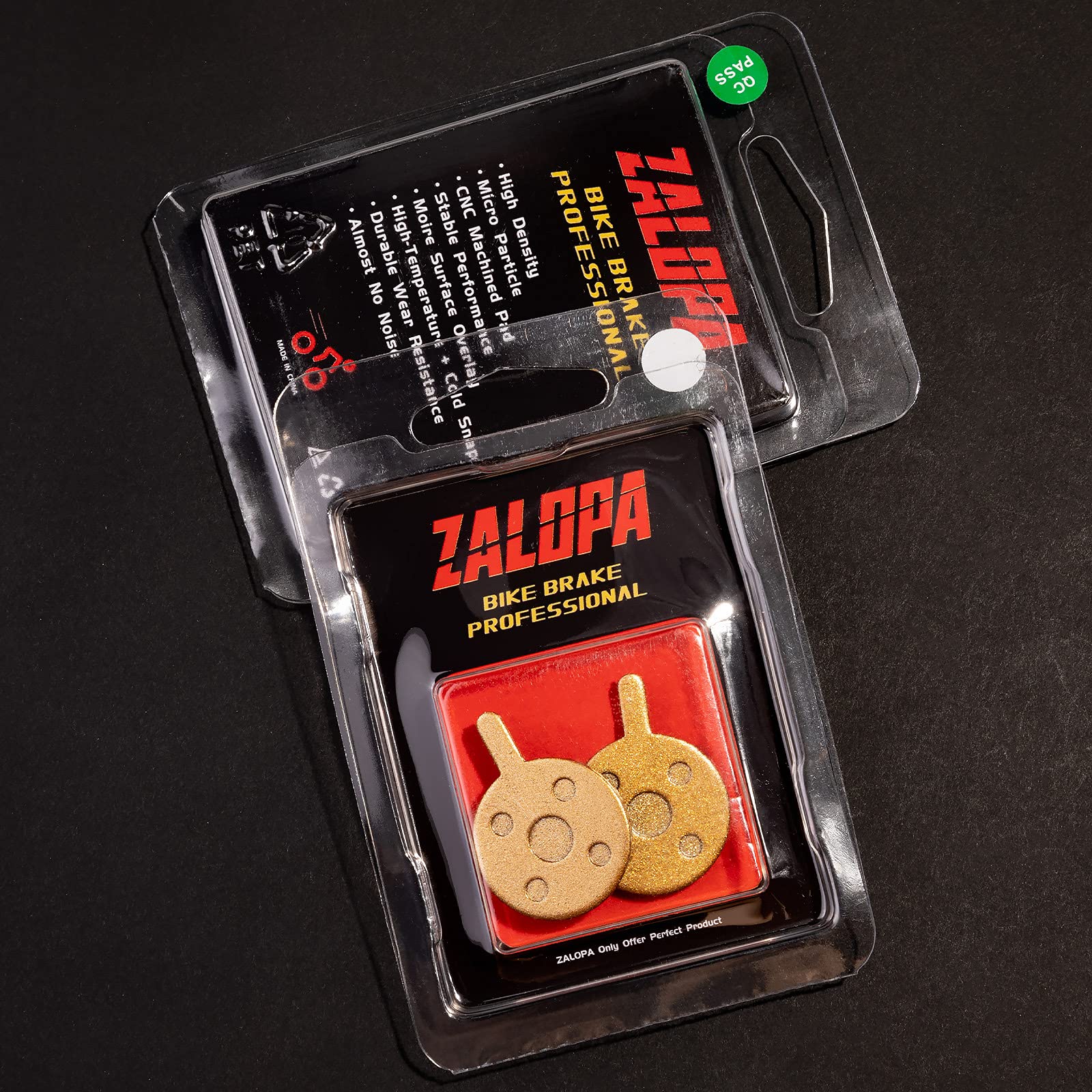 ZALOPA Pro Disc Brake Pads Pills Full Metal Moire Keto Compatible Promax DSK320 DSK400 DSK610J DSK50J DSK700 DSK810 DSK601J DC610 DC610J MTB Mountain Bike XNine DC400 for Passing TUV and AOV Test L19