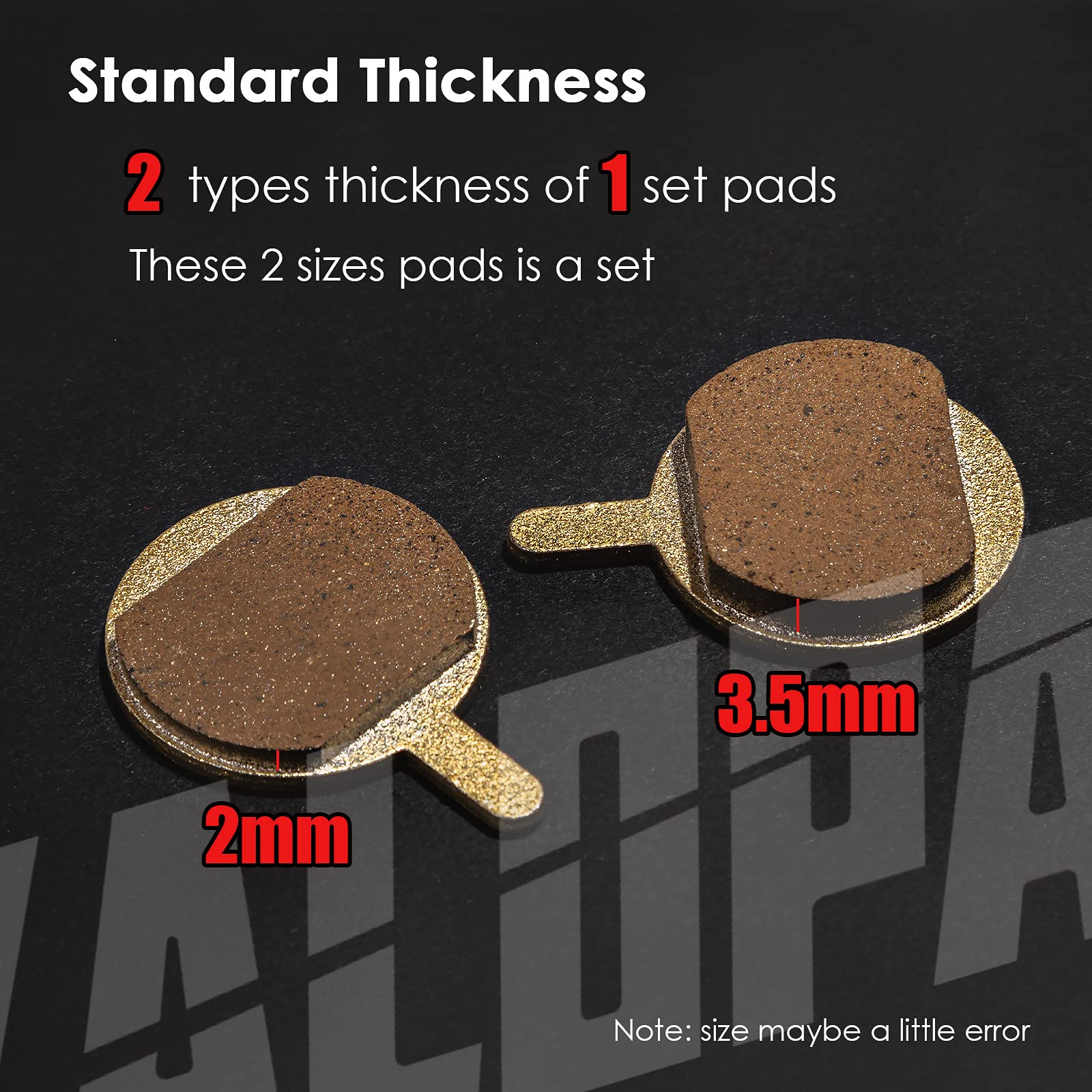 ZALOPA Pro Disc Brake Pads Pills Full Metal Moire Keto Compatible Promax DSK320 DSK400 DSK610J DSK50J DSK700 DSK810 DSK601J DC610 DC610J MTB Mountain Bike XNine DC400 for Passing TUV and AOV Test L19