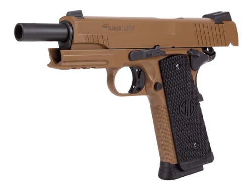 SIG SAUER 1911 Emperor Scorpion CO2-Powered 4.5mm Steel BB Caliber Semi-Auto Air Pistol with 17rd BB Mag - CO2 Cartridges Not Included