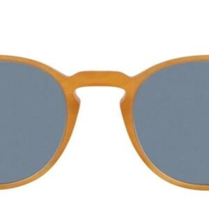 Oliver Peoples Riley Sun Semi Matte Amber Tortoise w/Cobalto Lens 49-20-150mm 5004SU 49 169956