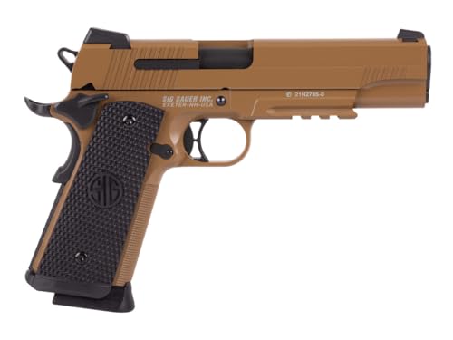 SIG SAUER 1911 Emperor Scorpion CO2-Powered 4.5mm Steel BB Caliber Semi-Auto Air Pistol with 17rd BB Mag - CO2 Cartridges Not Included