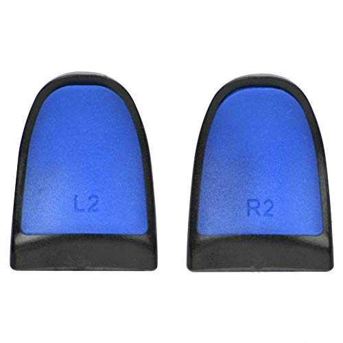 SALUTUY L2 R2 Controller Extenders, Extended Grips Controller Long Service Life ABS and Rubber for Controller for(Blue)