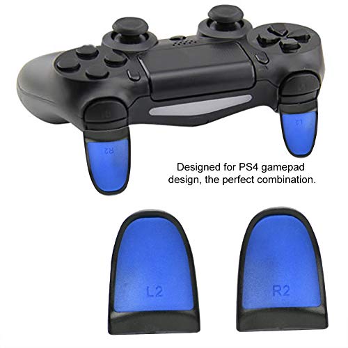 SALUTUY L2 R2 Controller Extenders, Extended Grips Controller Long Service Life ABS and Rubber for Controller for(Blue)