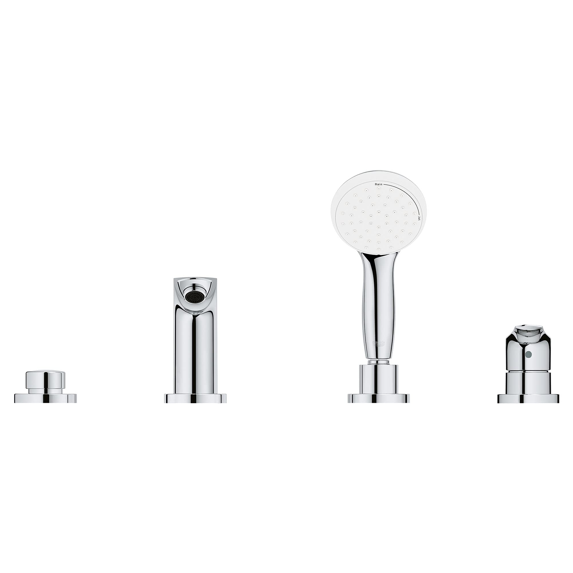 GROHE 25245003 Eurosmart Single-Handle Roman Tub Faucet, Chrome