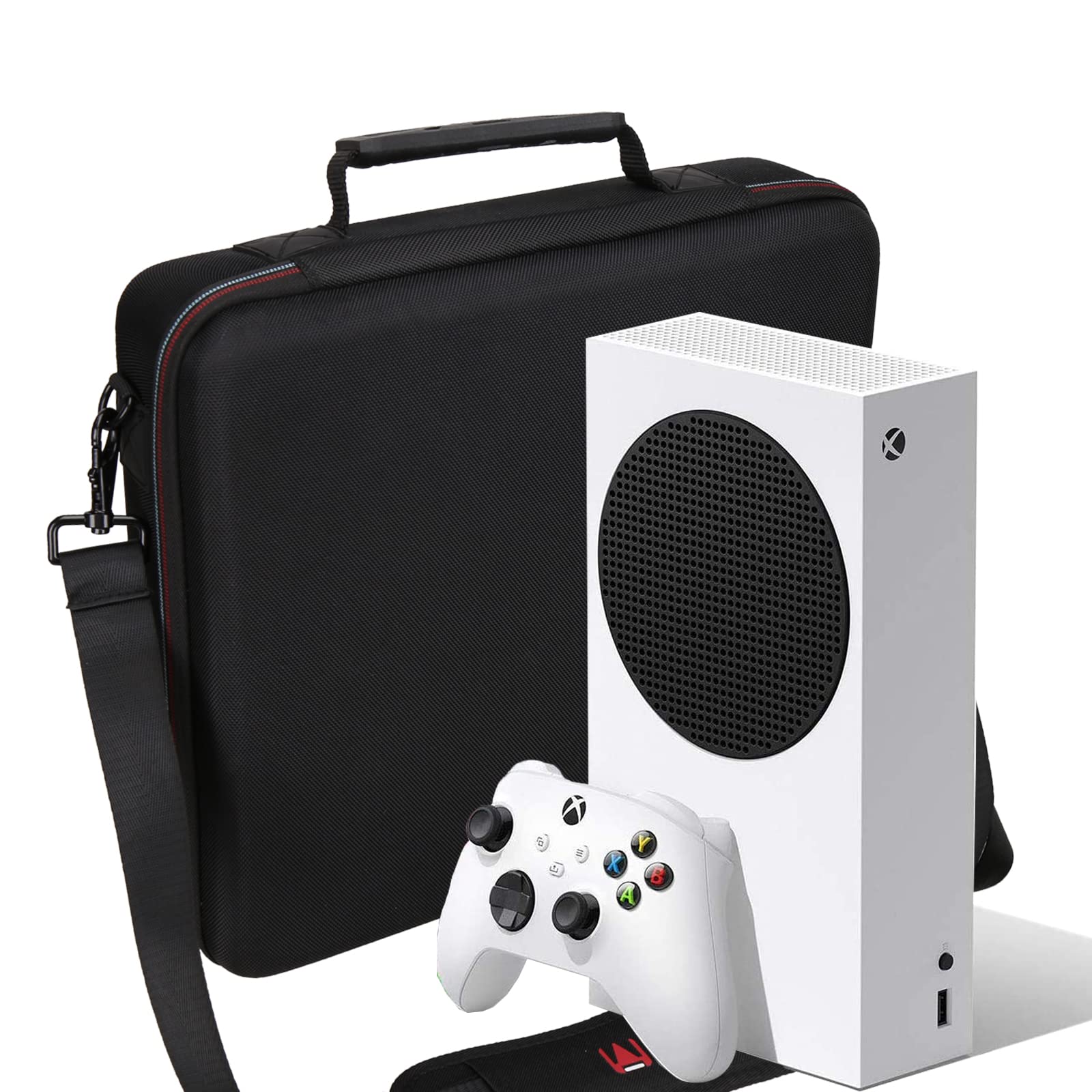 Mchoi Hard Portable Case Compatible with Xbox Series S Game Console Wireless Controller & Gaming Accessories, Case only