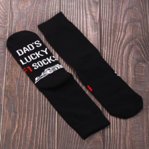 G2TUP Racing Car Socks Gifts for Men Novelty Socks for Racing Lovers Dad’s Lucky F1 Socks Halloween Gifts for Dad (Racing Car socks)