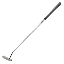 Bell II F-410 Full Offset Oversize Blade Golf Putter + Winn Dri-Tac Dark Gray Midsize Grip (Right, 37)