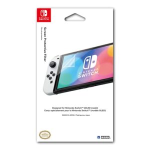 hori screen protective filter (oled model) - officially licensed - nintendo switch