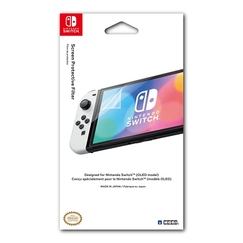 HORI Screen Protective Filter (OLED Model) - Officially Licensed - Nintendo Switch