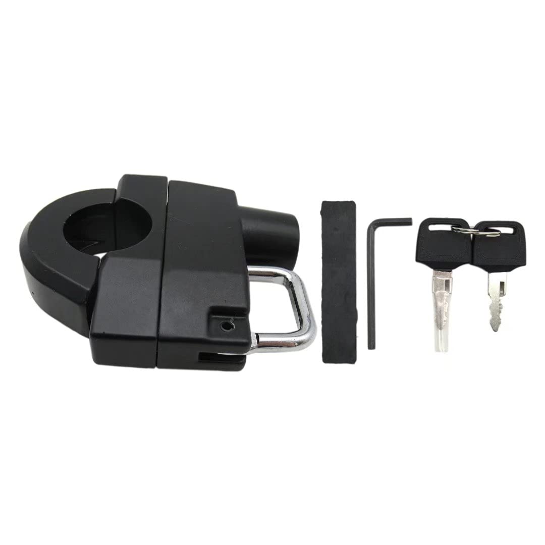 USonline911 Universal Motorcycle Helmet Lock for 25mm Engine Crankcase Crash Bar Motorbike