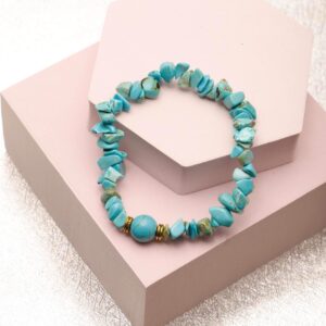 Manfnee To My Love/To My Mom Bracelet Irregular Beads Stone Bracelets for Women Gifts for Lady