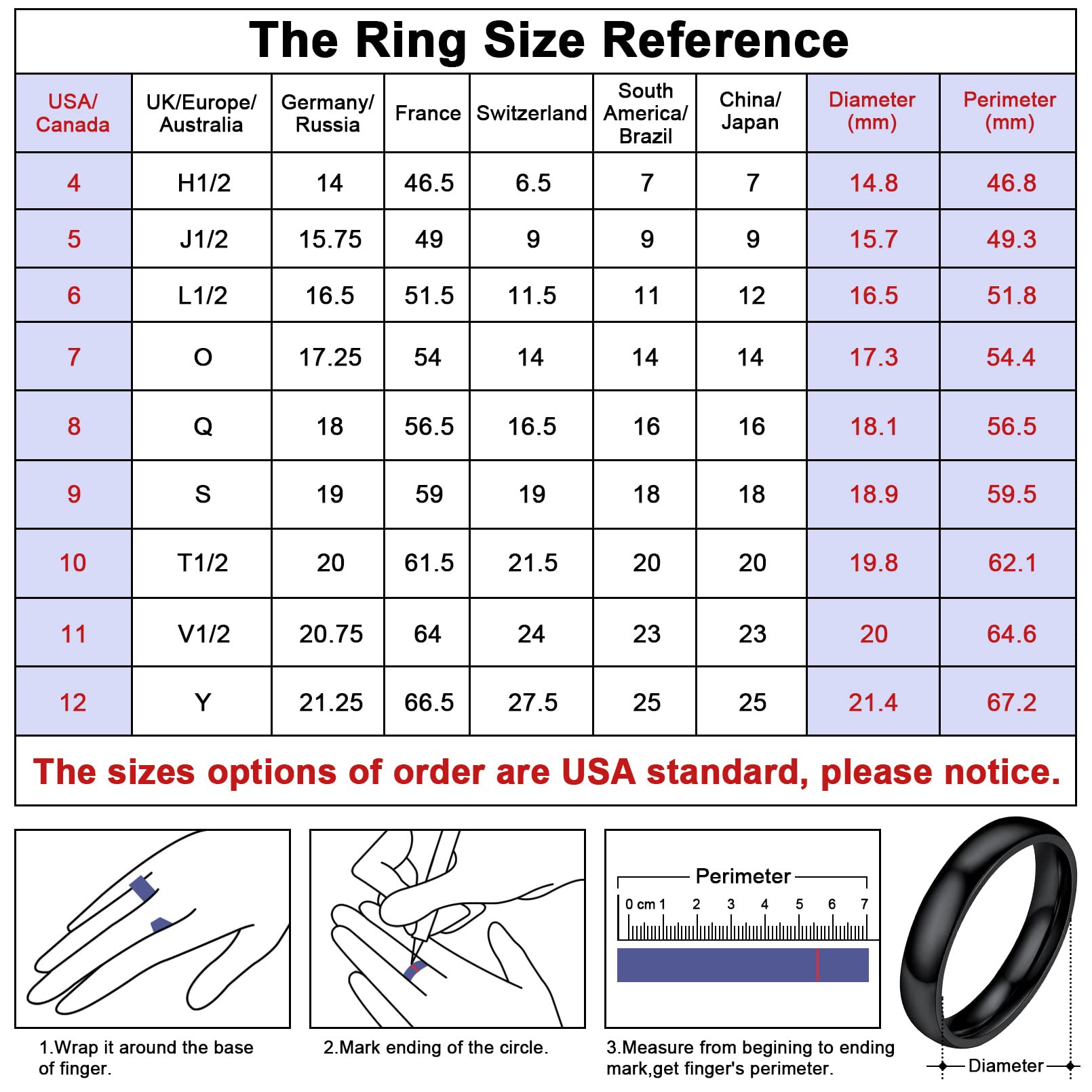 FaithHeart Personalized Custom Black Stainless Steel Rings Wedding Bands Size 5 Fashion Polished Finger Bands Promise Jewelry for Couples