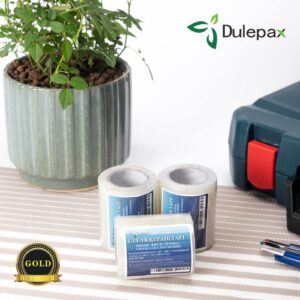 Dulepax-Tent Repair Tape,Awning Repair tape,Boat Covers Repair Tape,RV Covers Repair Kit,Tarp Repair Kit,Canvas Pctch Kit,Sail Tape Etc...1 Roll of 30FT x 2.9"