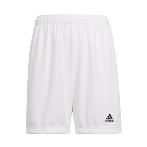 adidas Kids' Entrada 22 Training Shorts, White, X-Large