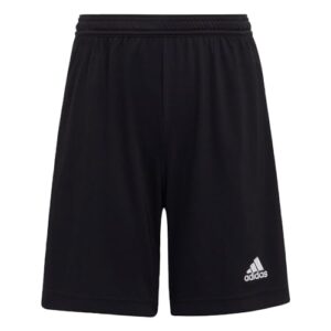 adidas kids' entrada 22 shorts, black, x-large