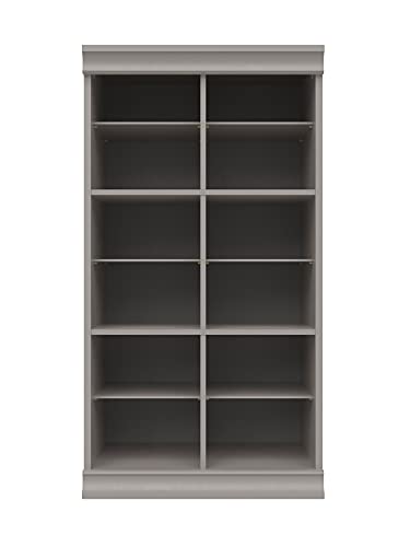 ClosetMaid 4597 Modular Storage Stackable 12-Shelf Unit with Dividers, Taupe