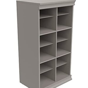 ClosetMaid 4597 Modular Storage Stackable 12-Shelf Unit with Dividers, Taupe