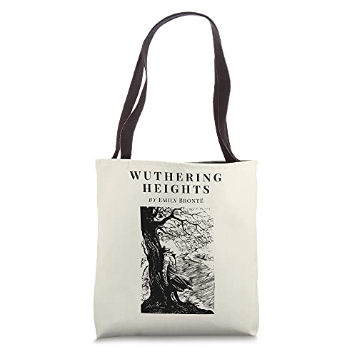 Wuthering Heights by Emily Bronte Vintage Book Cover Tote Bag