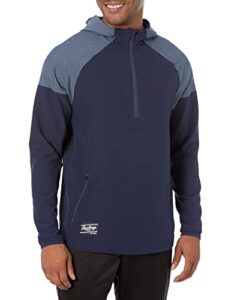 rawlings men's standard adult color sync long sleeve jacket, xx-large, navy