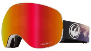 dragon alliance x2 seirra lumalens red ion snow goggles