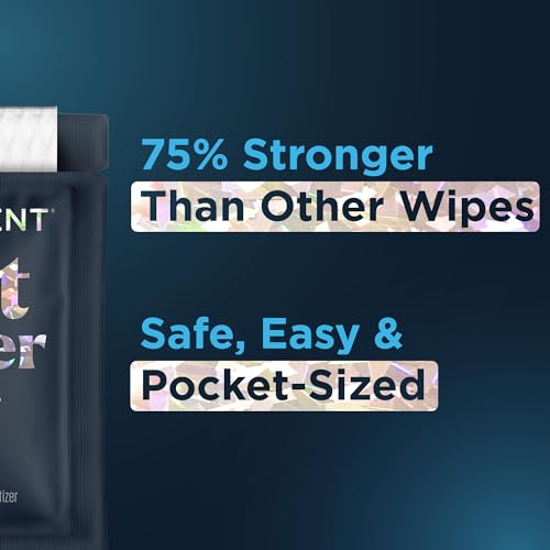 Promescent Delay Wipes Sexual Enhancer for Men to Last Longer in Bed, Extended Climax Control with Benzocaine for Male Genital Desensitizing - Increase Duration, Performance, and Stamina, 5 Count