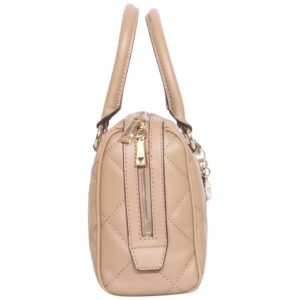 GUESS Cessily Box Satchel Beige One Size