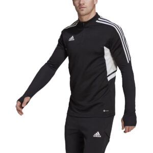 adidas mens condivo 22 training top black/white medium