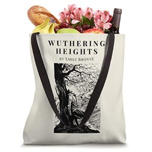 Wuthering Heights by Emily Bronte Vintage Book Cover Tote Bag