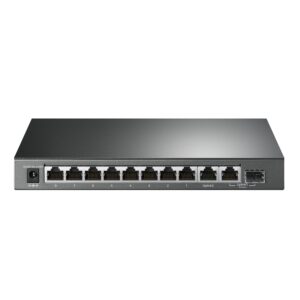 tp-link tl-sg1210mp, 8 port gigabit poe switch, 8 poe+ ports @123w, w/ 2 uplink gigabit ports + 1 combo sfp slot, plug & play, extend, priority & isolation mode,