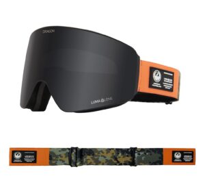 dragon pxv unisex snow goggles bush camo